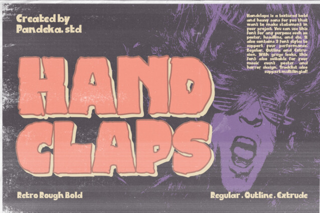 Handclaps Font - Download Free Font