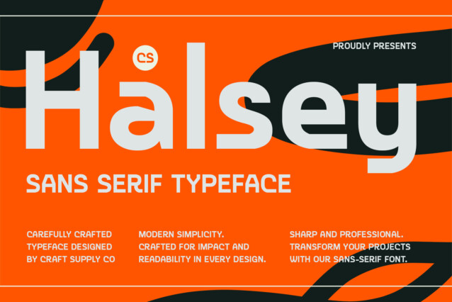 CS Halsey Font - Download Free Font
