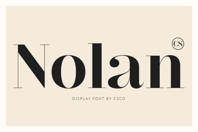CS Nolan Font - Download Free Font