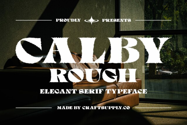 Calby Rough Font - Download Free Font