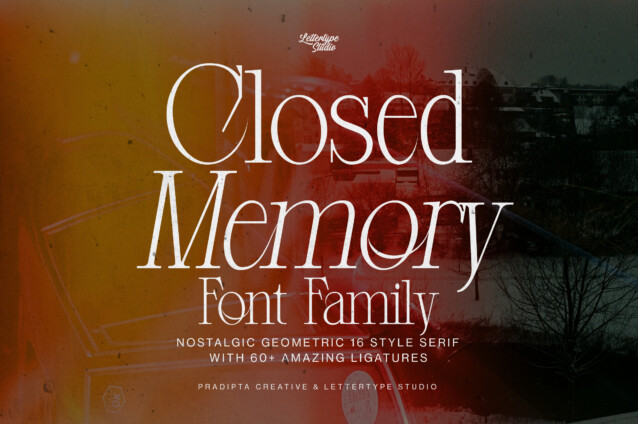 Closed Memory Typeface - Befonts