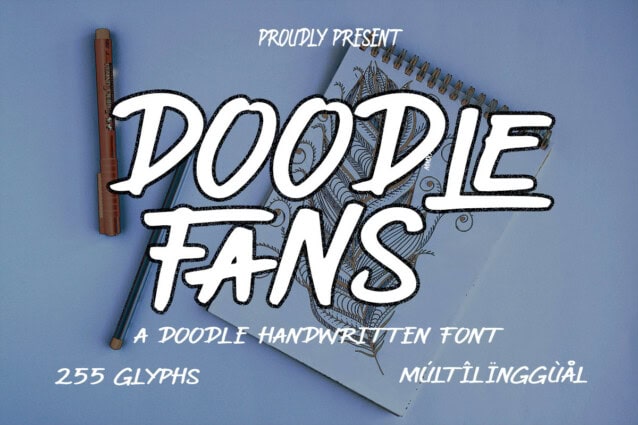Doodle Fans Font - Download Free Font