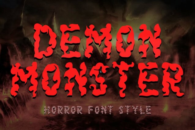 Demon Monster Font - Download Free Font