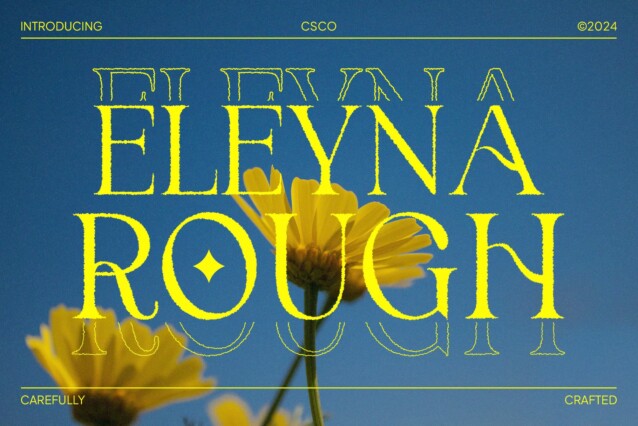 Eleyna Rough Font - Befonts