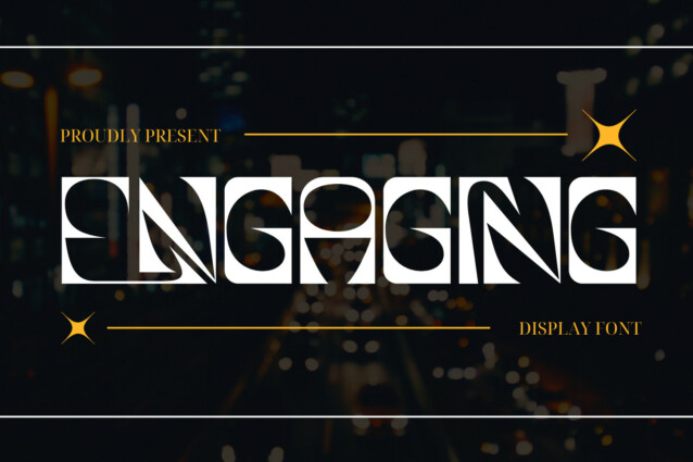 Engaging Stencil Font - Download Free Font