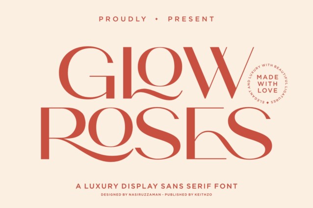 Glow Roses Font - Download Free Font
