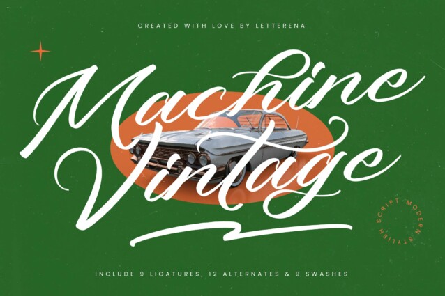 Machine Vintage Font - Download Free Font