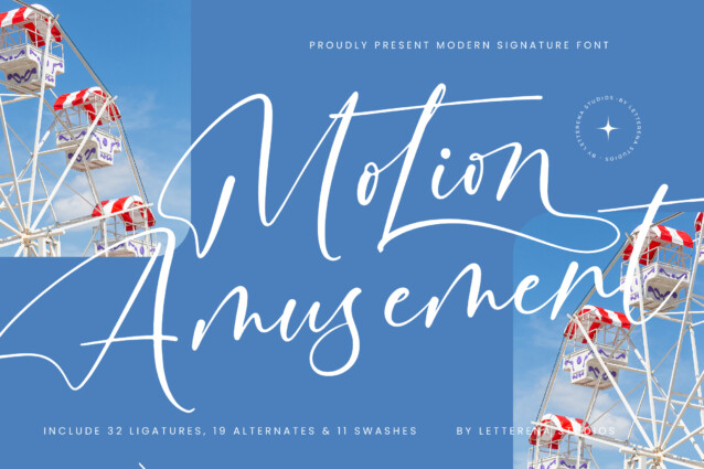Motion Amusement Font - Download Free Font