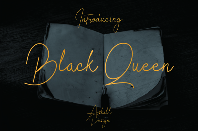 Black Queen Script Font - Download Free Font