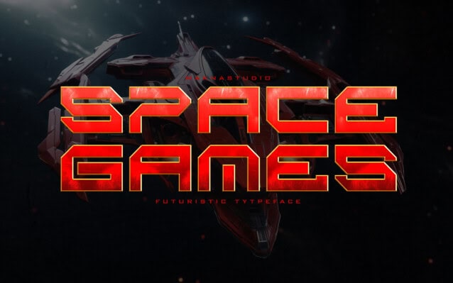 Space Games Font - Befonts