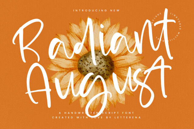 Radiant August Font - Download Free Font