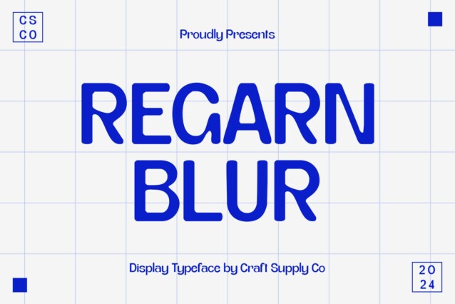 Regarn Blur Font - Download Free Font