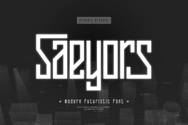 Saeyors Font - Download Free Font