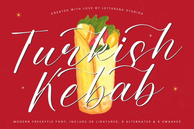 Turkish Kebab Font - Download Free Font