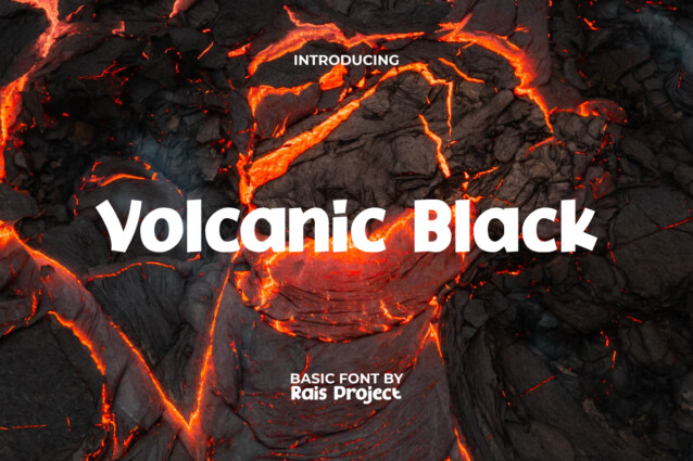 Volcanic Black Font - Download Free Font