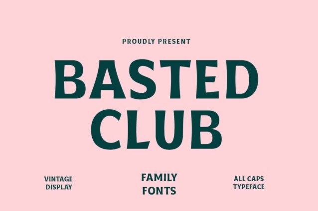 Basted Clubs Font Family - Download Free Font