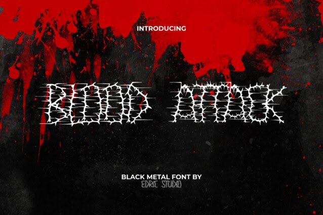 Blood Attack Font - Download Free Font
