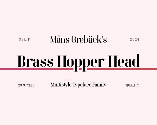 Brass Hopper Head Font - Download Free Font