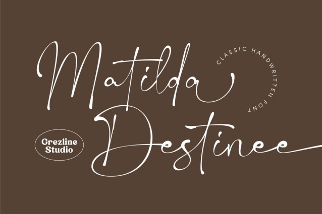 Matilda Destinee Font - Download Free Font