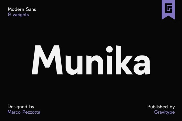 Munika Font - Befonts