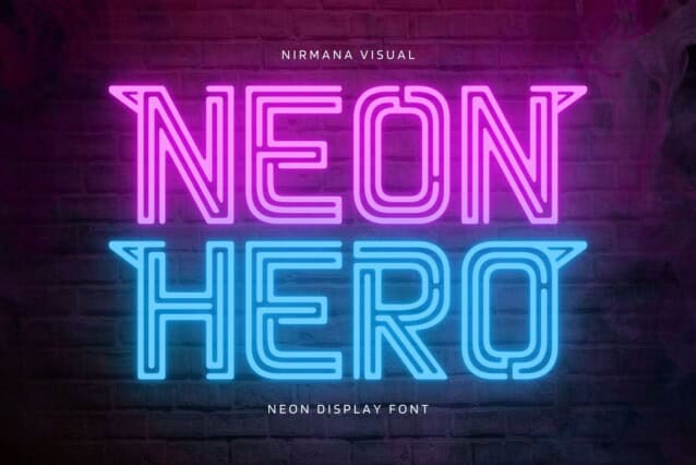 Neon Hero Font - Download Free Font