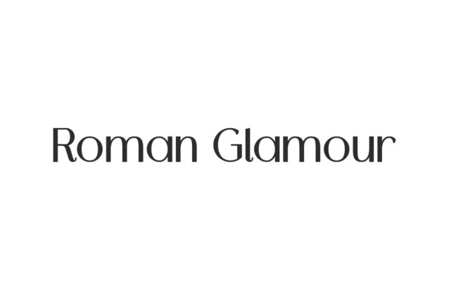 Roman Glamour Font - Befonts