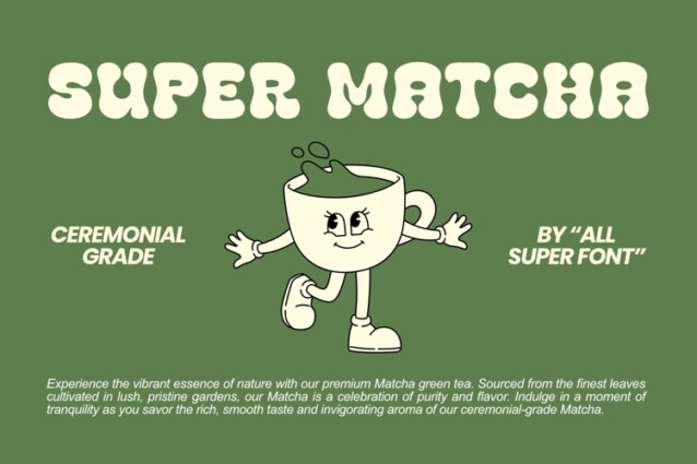 Super Matcha Font - Download Free Font
