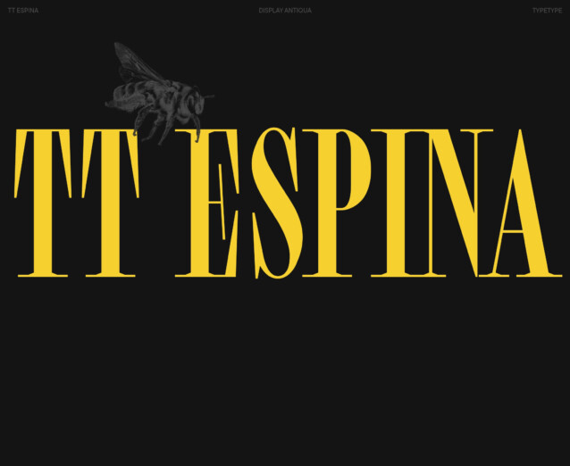 TT Espina Font - Befonts