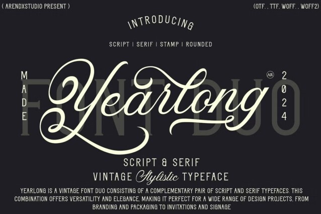 Yearlong Font - Download Free Font