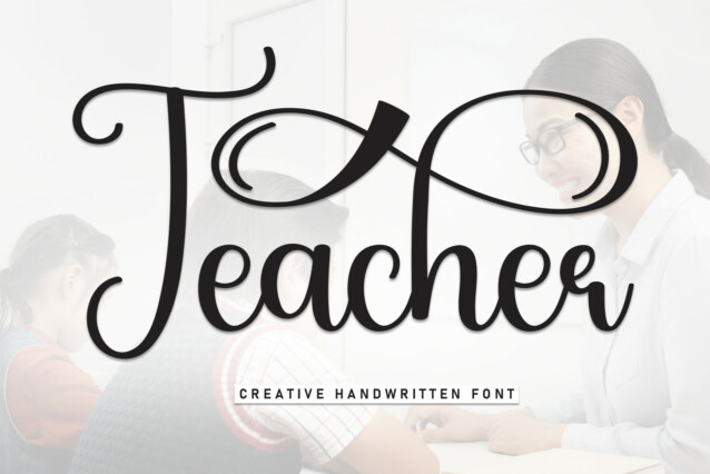 Teacher Script Font - Download Free Font
