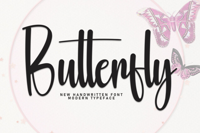 Butterfly Script Font - Download Free Font