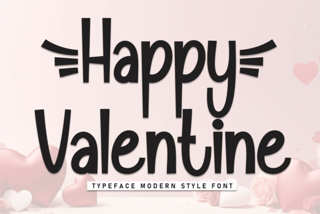 Happy Valentine Display Font - Download Free Font