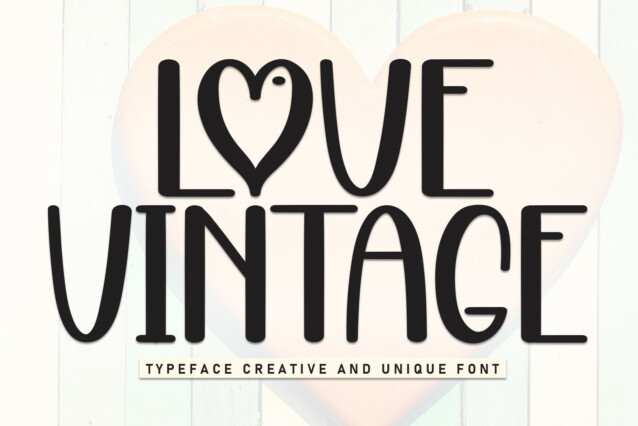 Love Vintage Display Font - Download Free Font