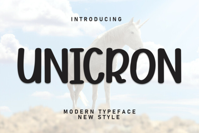 Unicron Display Font - Download Free Font
