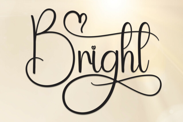 Bright Calligraphy Font - Download Free Font