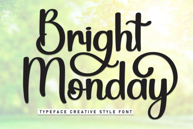 Bright Monday Script Font - Download Free Font
