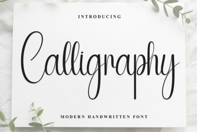 Calligraphy Script Typeface - Download Free Font