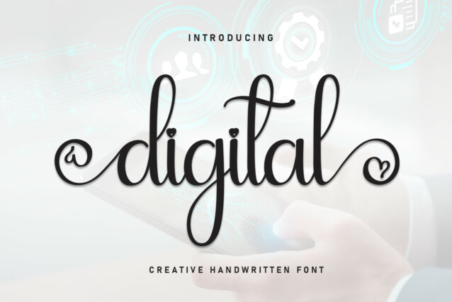 Digital Script Font - Download Free Font