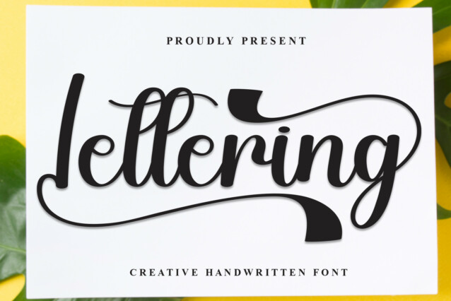 Lettering Calligraphy Font - Download Free Font