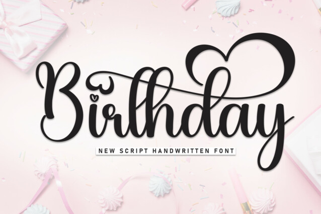 Birthday Script Font - Download Free Font