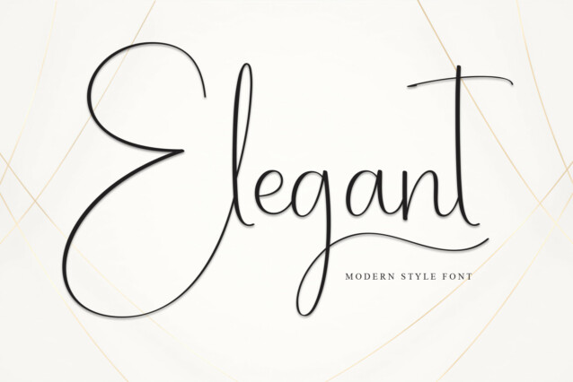 Elegant Script Font - Download Free Font