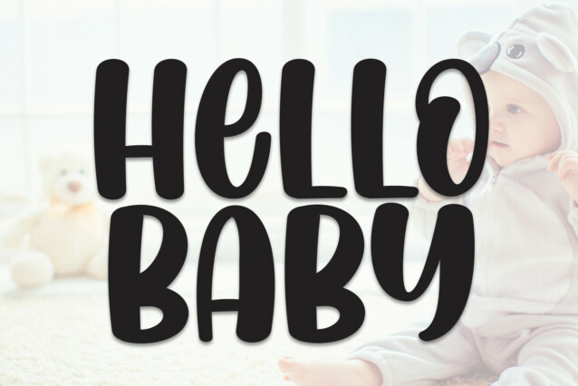 Hello Baby Display Font - Download Free Font