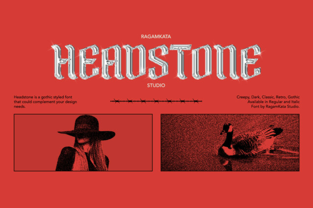 Headstone Font - Befonts