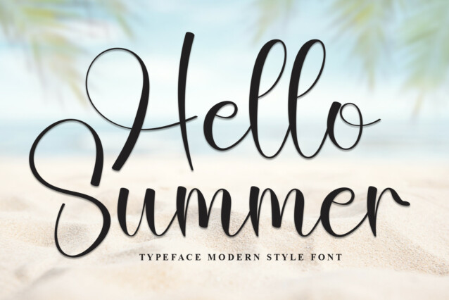 Hello Summer Script Font - Download Free Font