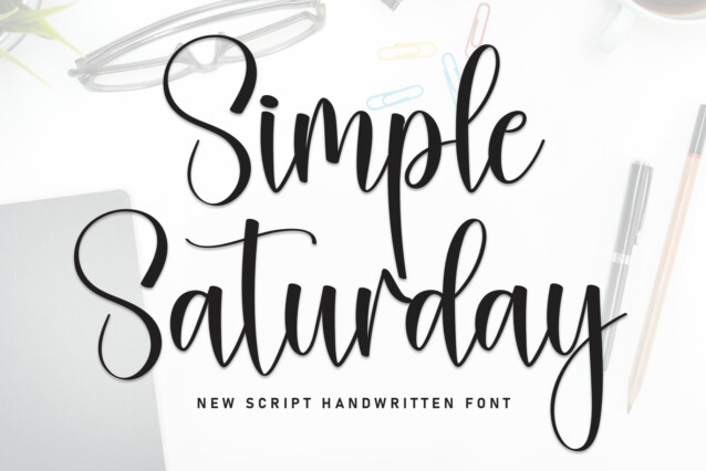 Simple Saturday Script Font - Download Free Font