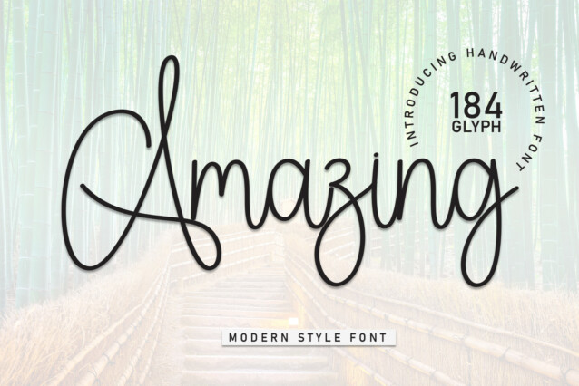 Amazing Script Typeface - Download Free Font