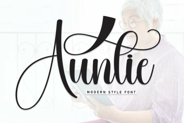 Auntie Script Font - Download Free Font