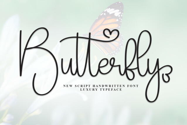 Butterfly Script Font - Download Free Font