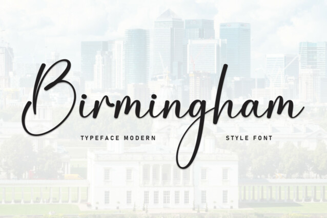 Birmingham Script Font - Download Free Font