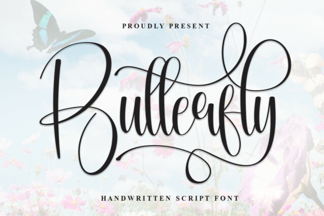 Butterfly Calligraphy Font - Download Free Font
